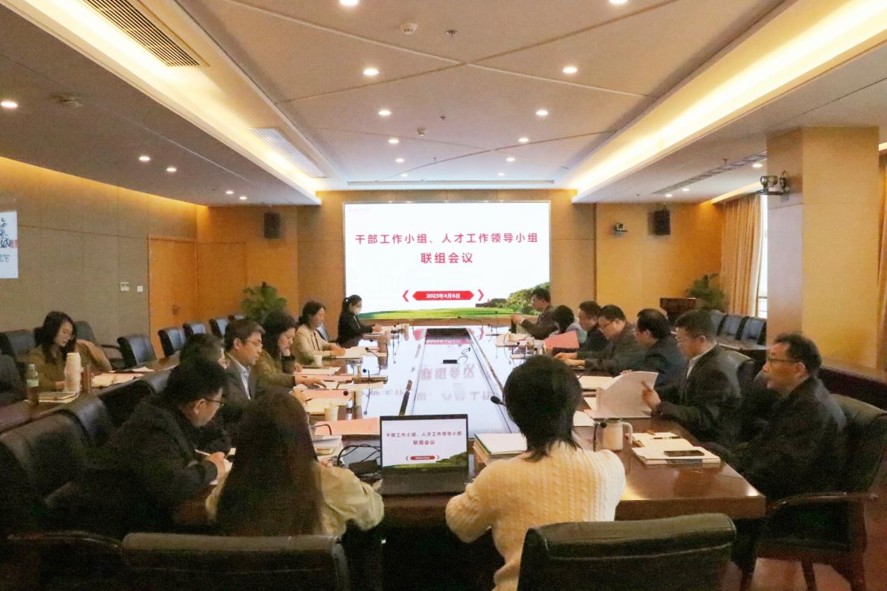 我校召开干部工作小组、人才工作领导小组联组会议